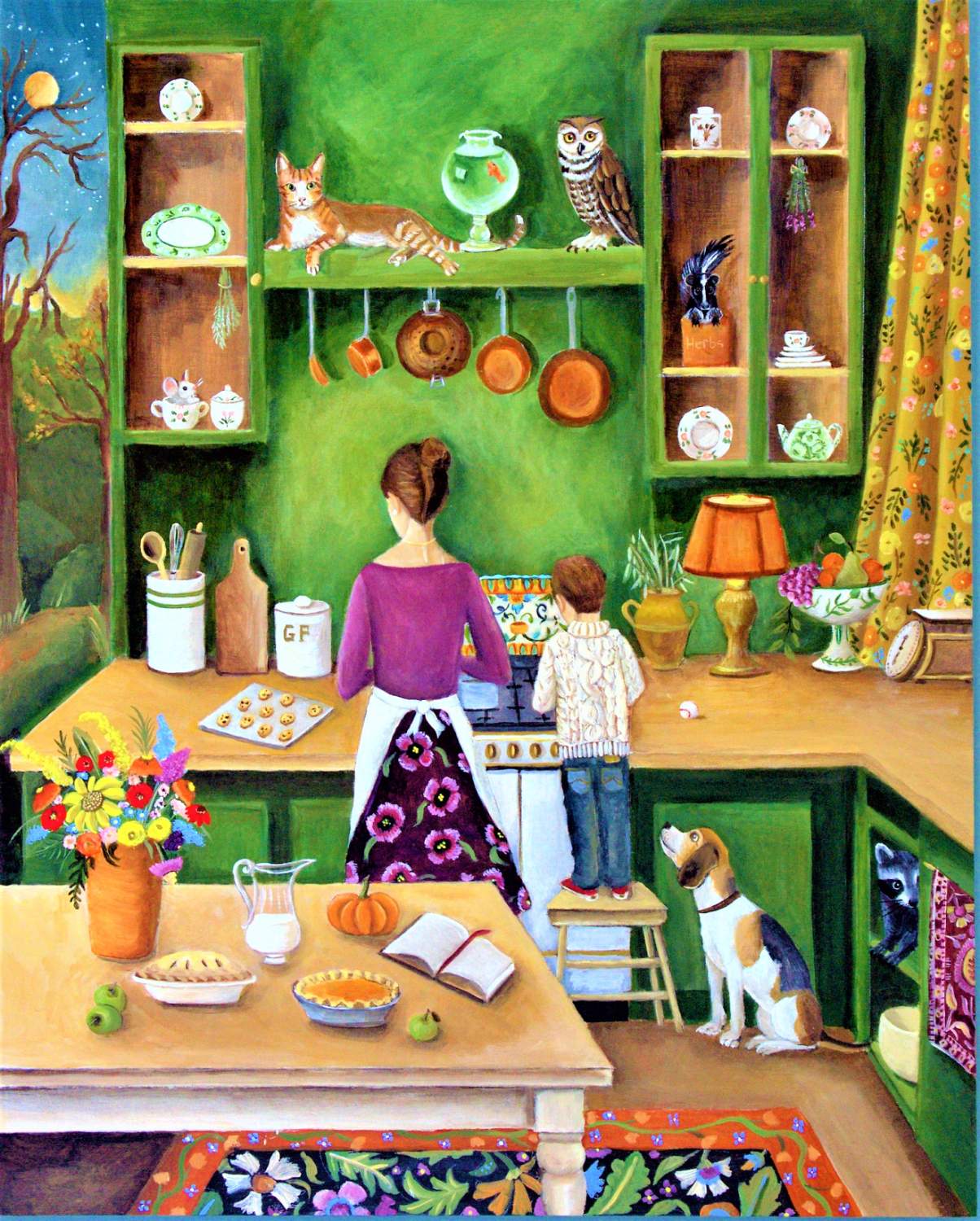 Solve Baking Day jigsaw puzzle online with 130 pieces