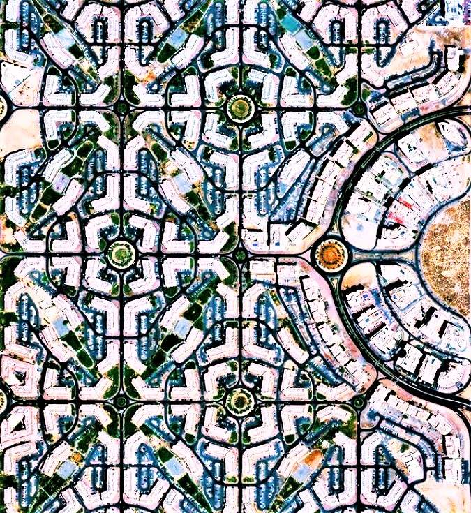 Solve "International City, Dubai, UAE" - Satellite View jigsaw puzzle ...