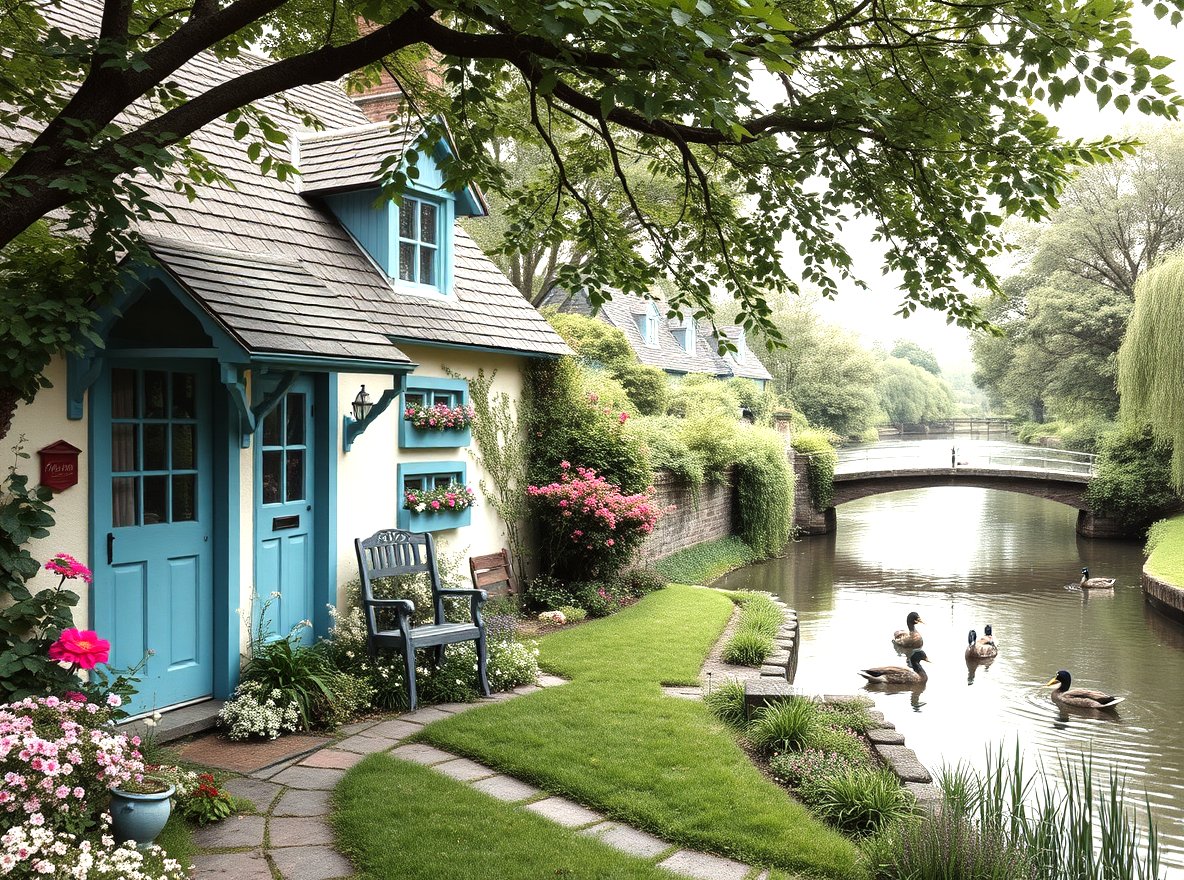 Solve Quaint Home jigsaw puzzle online with 252 pieces