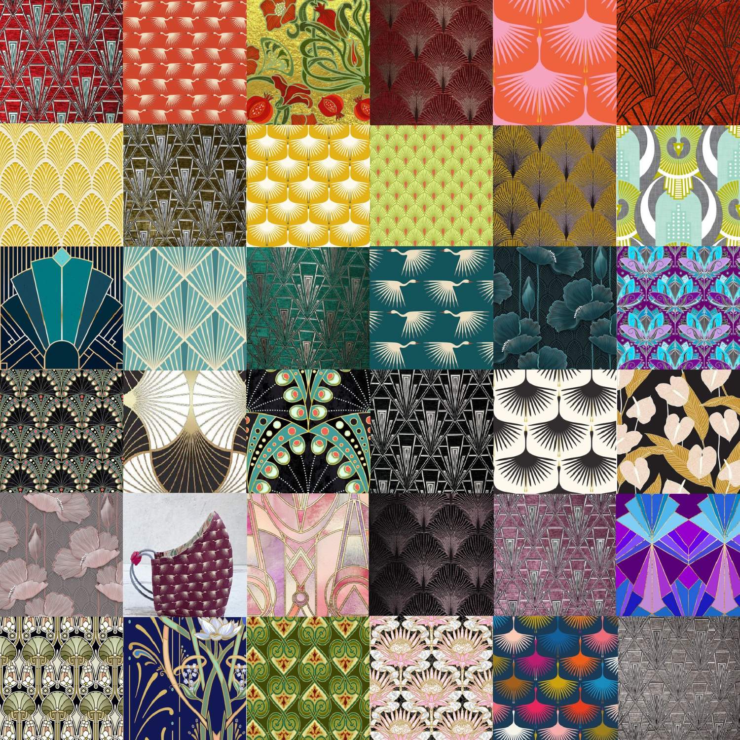 Jigsaw Puzzle | Art Deco Delights | 196 pieces | Jigidi