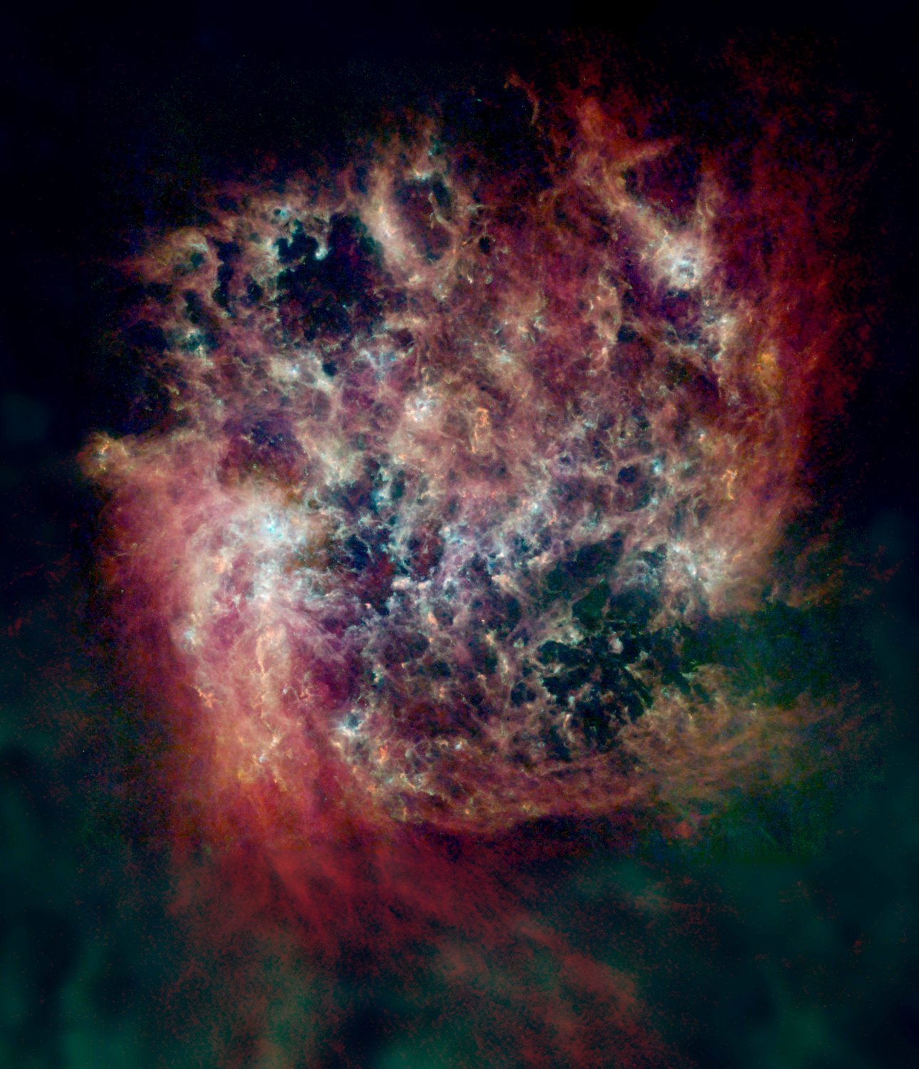 Solve Large Magellanic Cloud Imaged by Herschel, Planck, IRAS, COBE ...