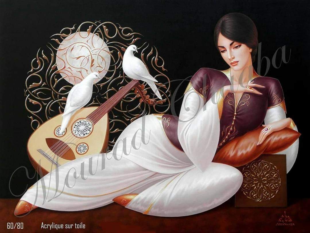 Solve Mourad Chaaba Artwork (Tunisian Artist) jigsaw puzzle online with ...