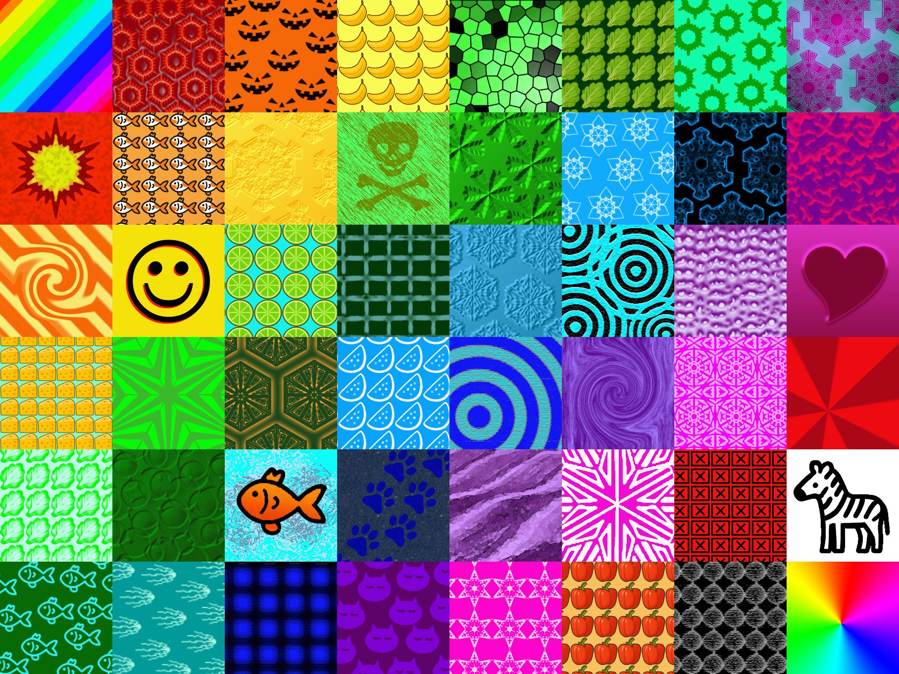 Solve Rainbow jigsaw puzzle online with 80 pieces