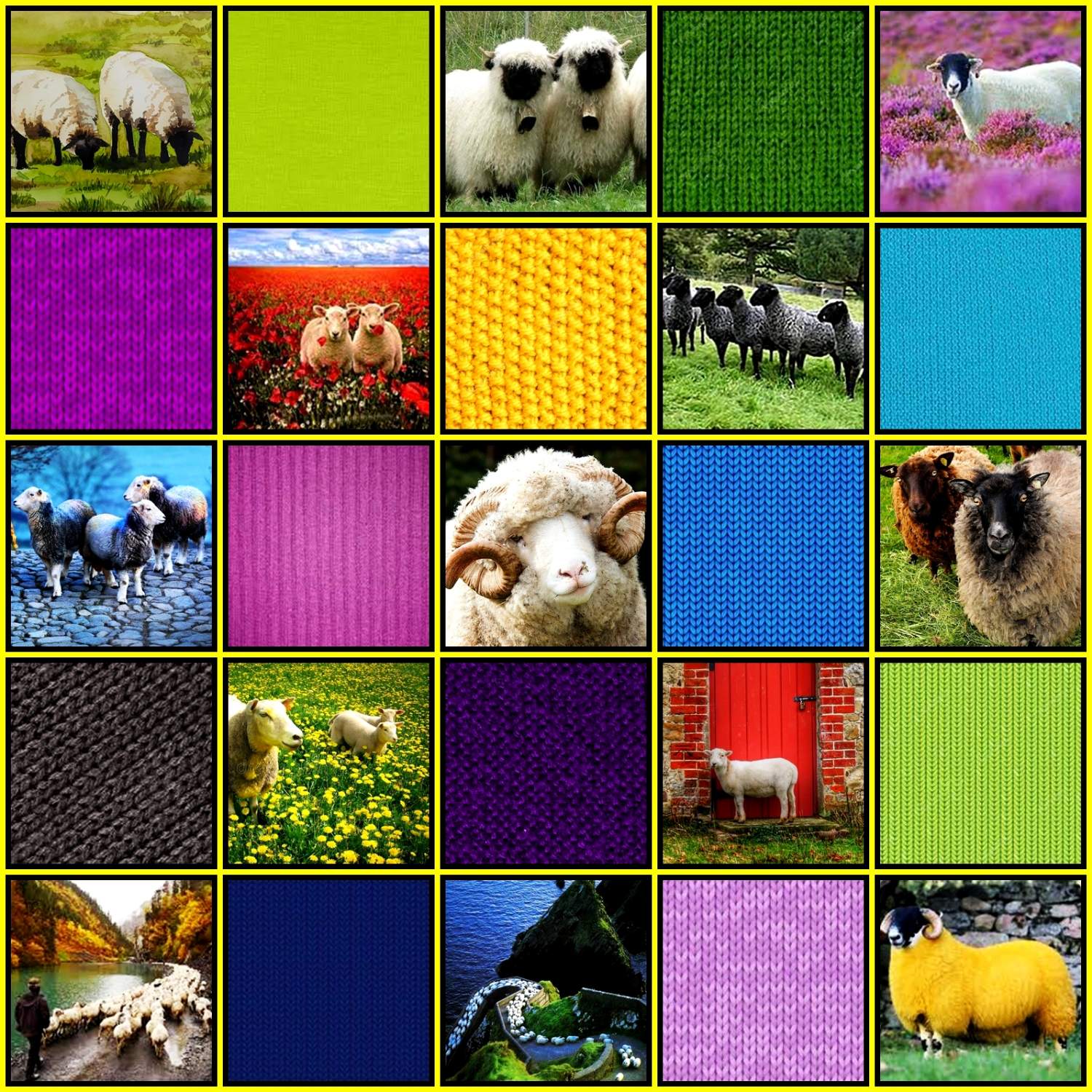Solve Mary had a Little Lamb jigsaw puzzle online with 196 pieces