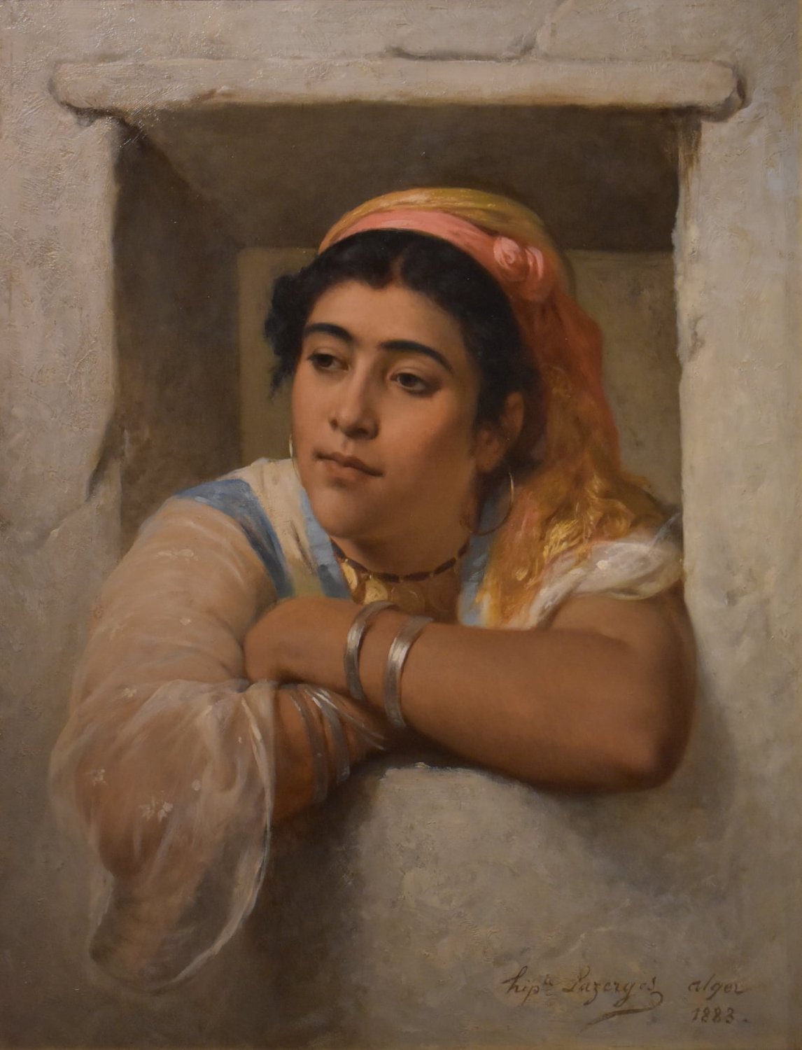 Solve At the window jigsaw puzzle online with 130 pieces