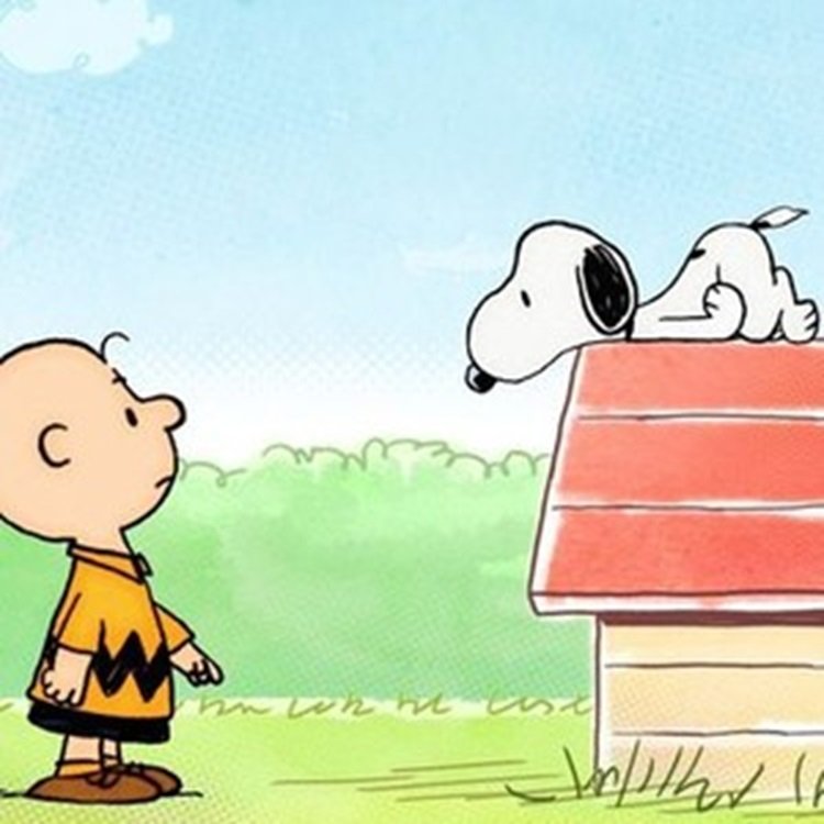 Solve Charlie Brown e Snoopy jigsaw puzzle online with 81 pieces