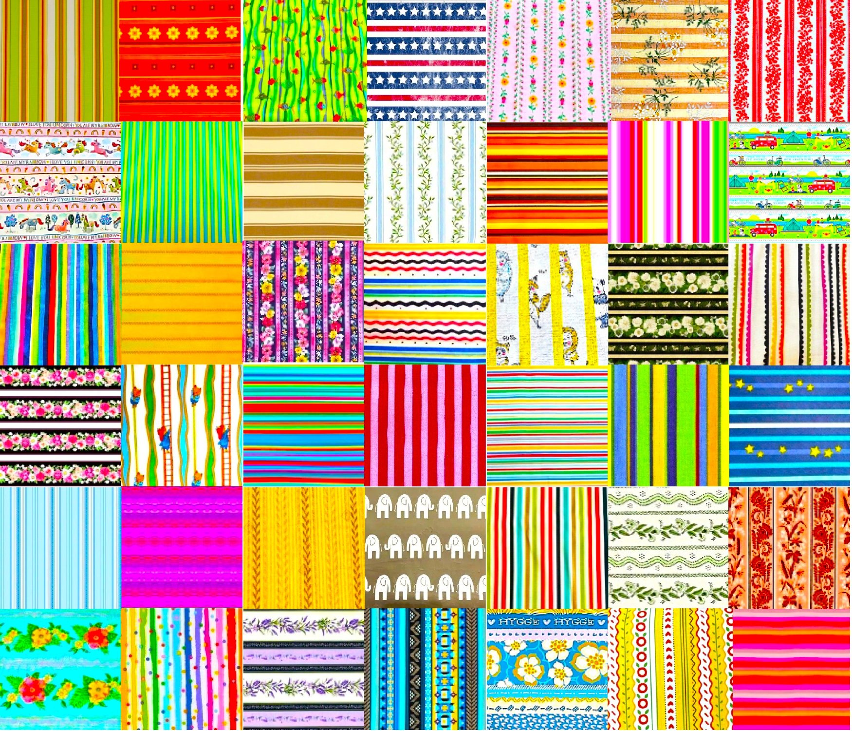 Solve PATCHWORK STRIPES 110 jigsaw puzzle online with 378 pieces