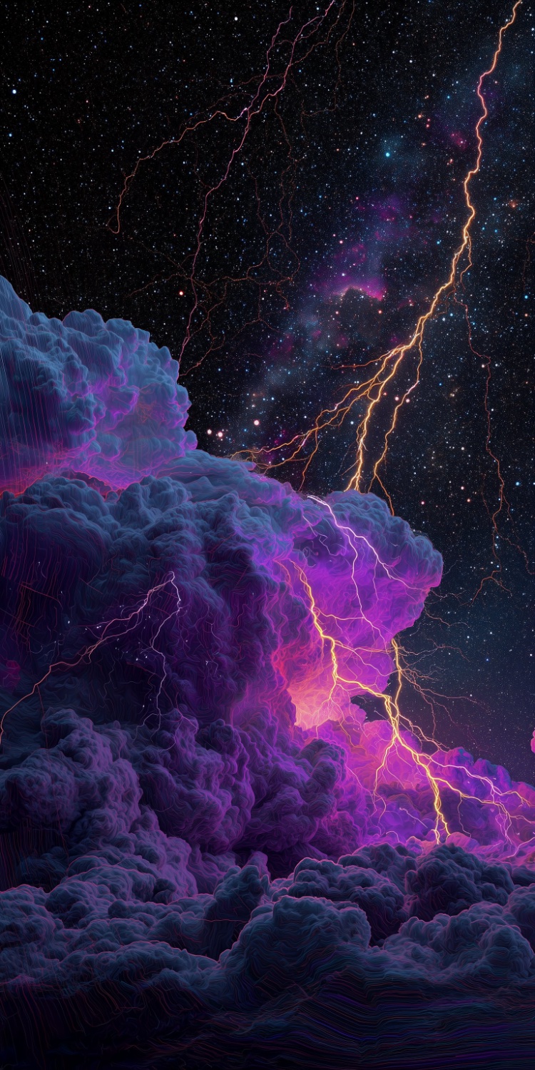Solve purple storm jigsaw puzzle online with 98 pieces
