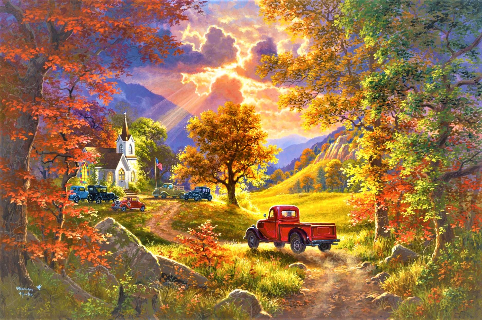 Jigsaw Puzzle | going to church | 150 pieces | Jigidi