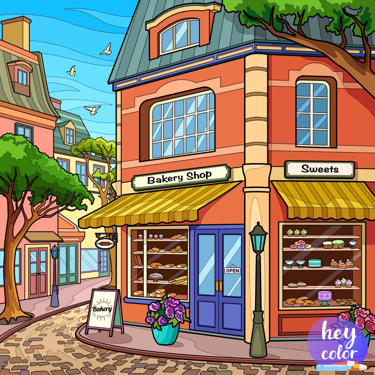 Solve Bakery Shop jigsaw puzzle online with 256 pieces