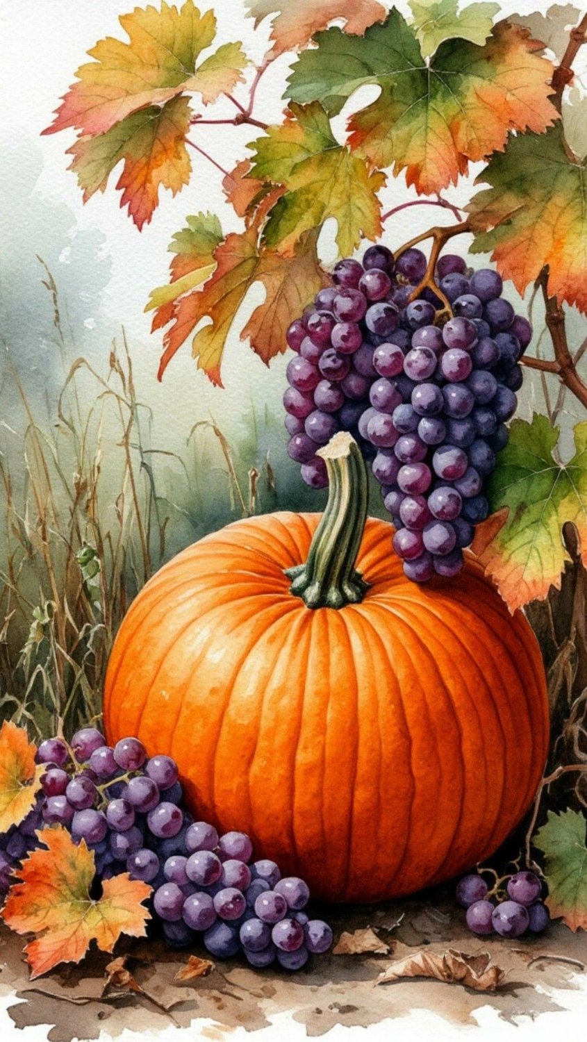 Solve Still Life-Autumn Vineyard in its Glory-Batik Style by Audrey ...