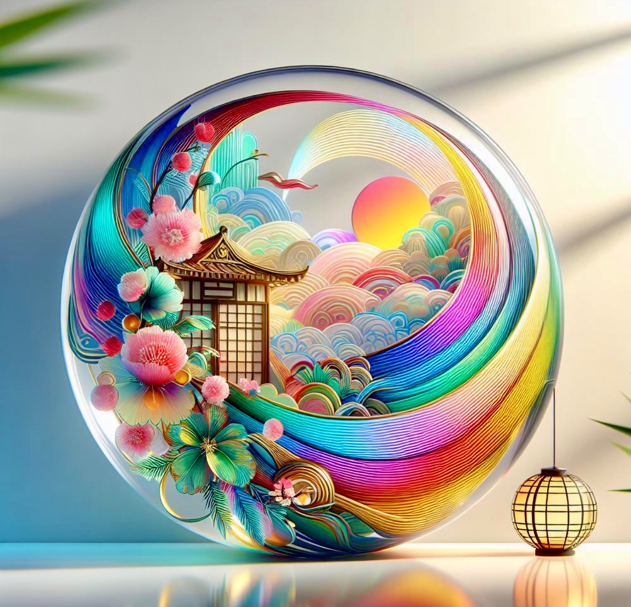 Jigsaw Puzzle | 64 pieces | Paper Lantern | Jigidi