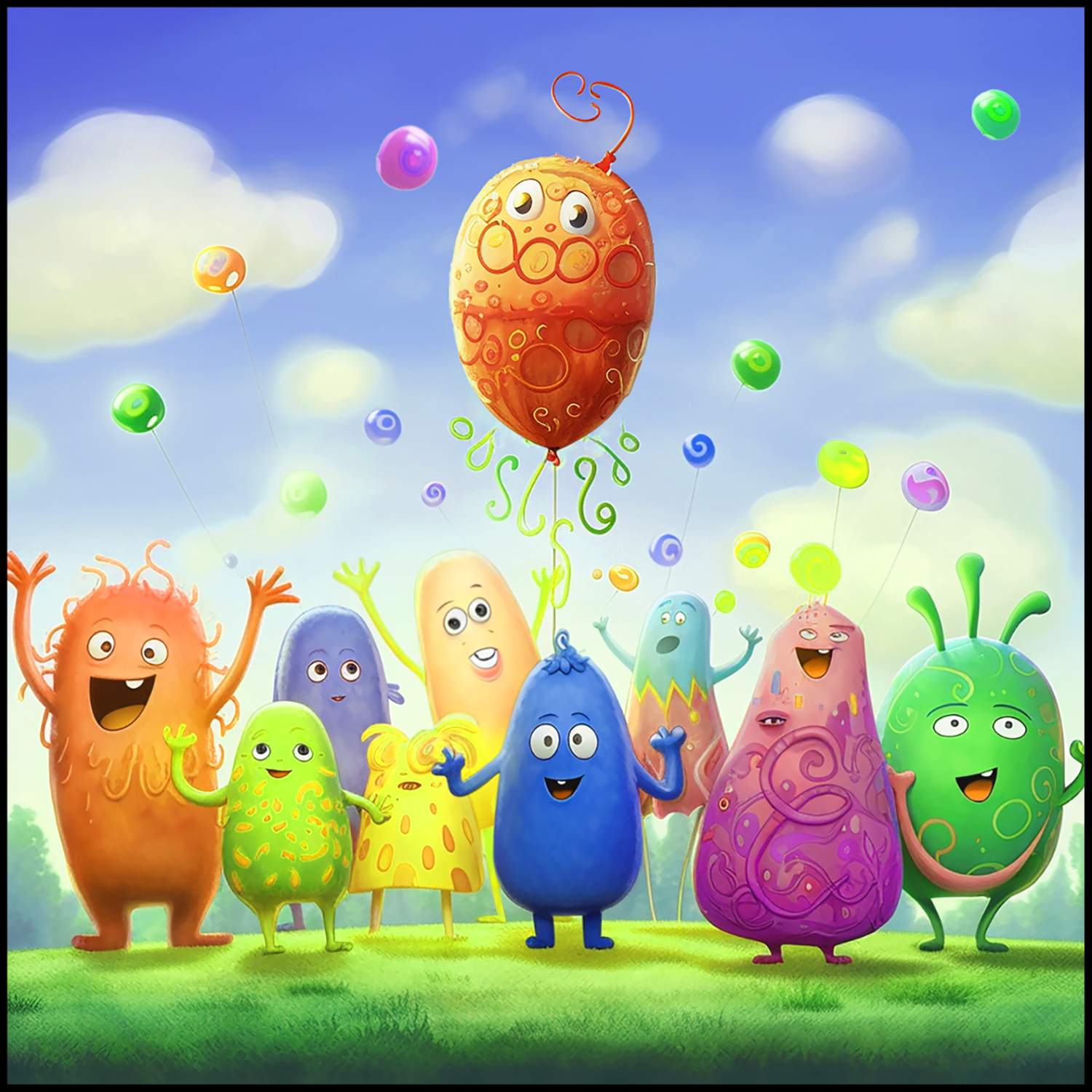 Solve Blobs 19 jigsaw puzzle online with 600 pieces