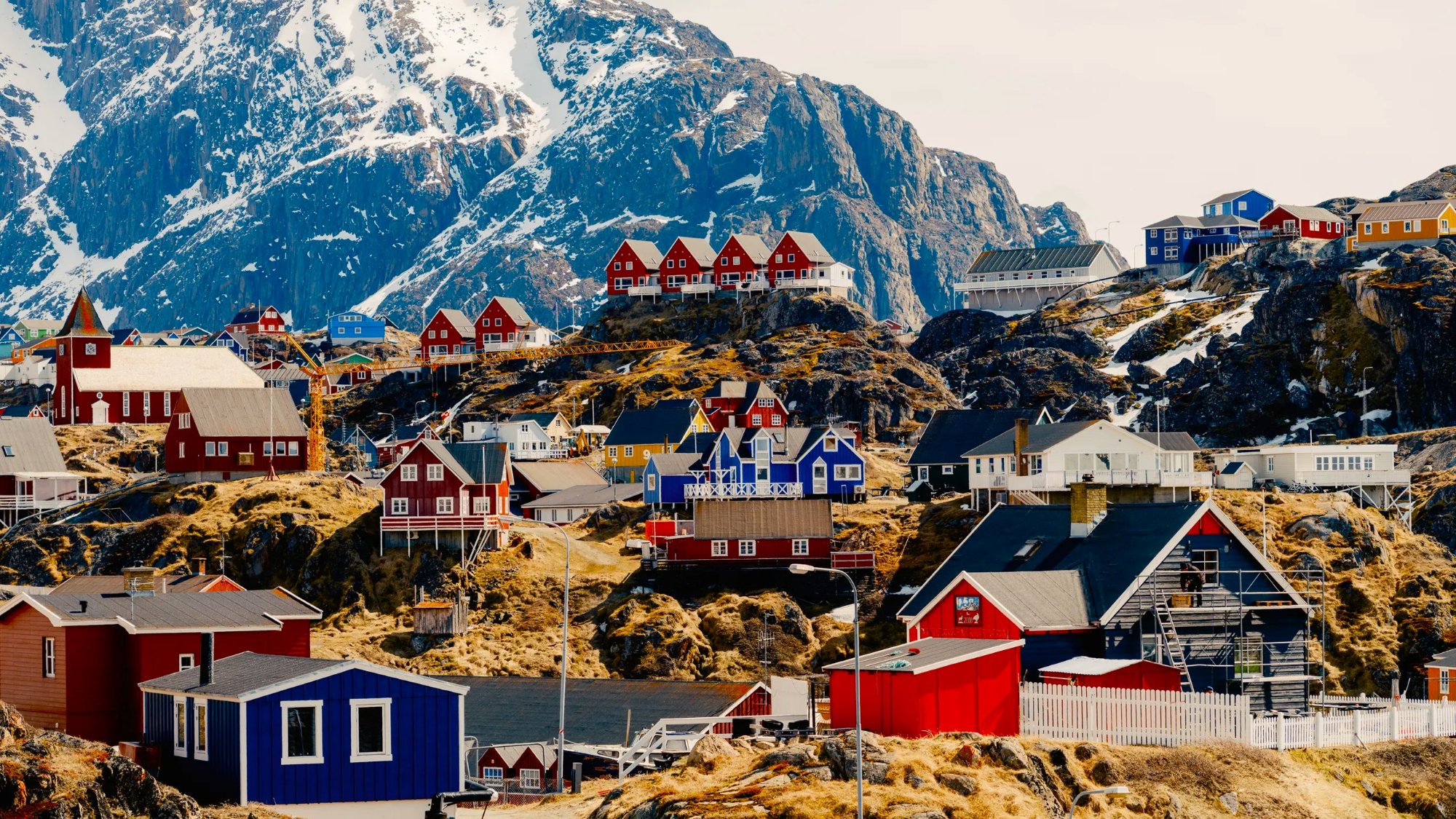 Jigsaw Puzzle | 91 pieces | Nuuk, the capital of Greenland, an ...