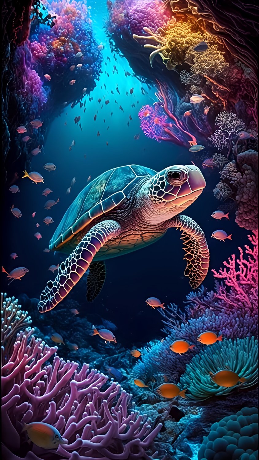 Solve Turtle jigsaw puzzle online with 405 pieces