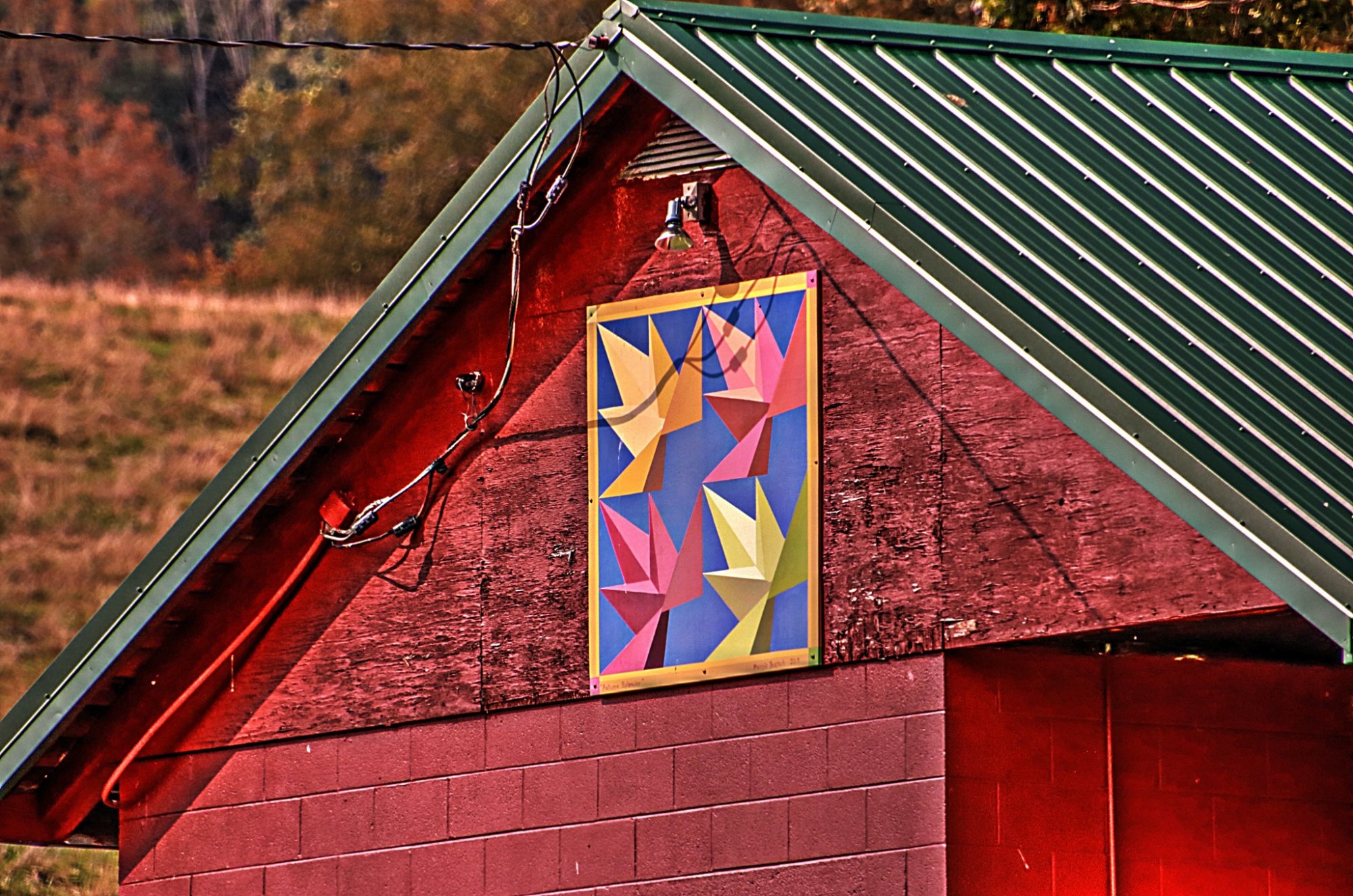 Solve Red Barn Green Roof jigsaw puzzle online with 600 pieces