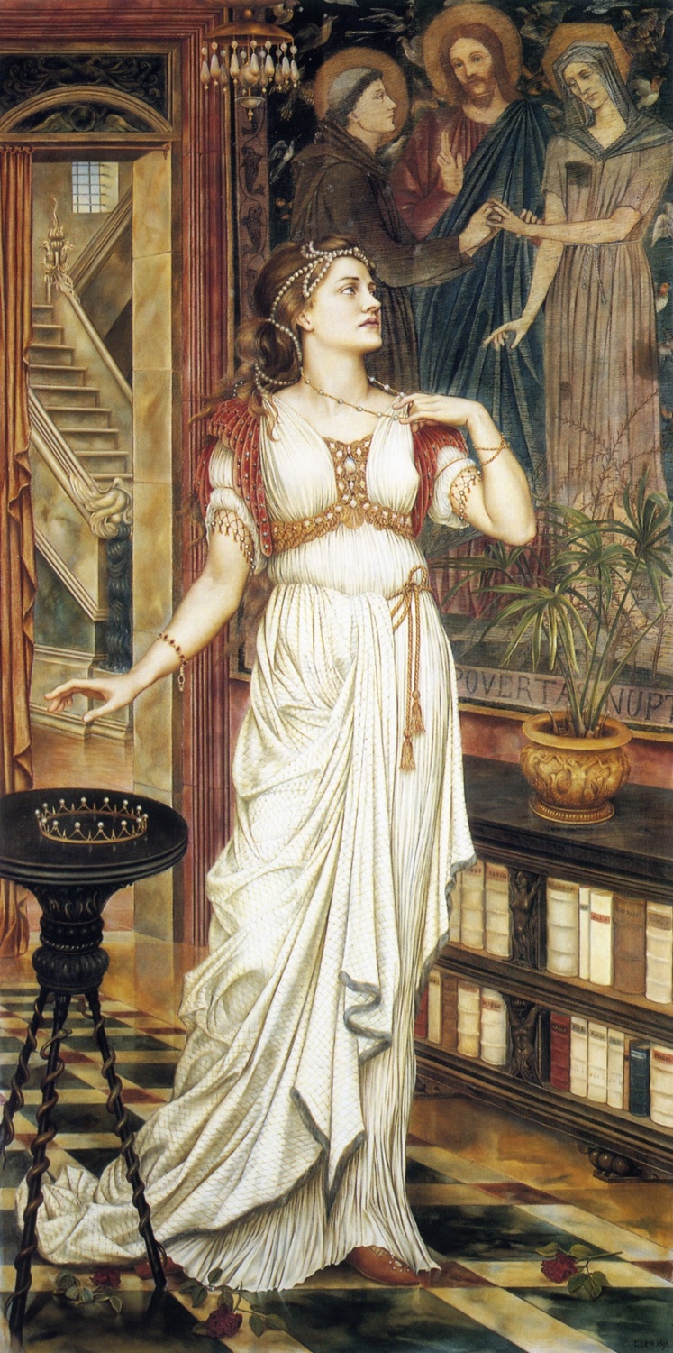 Solve Evelyn de Morgan - The Crown of Glory jigsaw puzzle online with ...