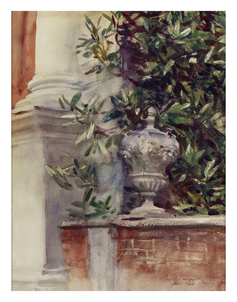 Jigsaw Puzzle | 208 pieces | John Singer Sargent - Terrace at Hill Hall ...