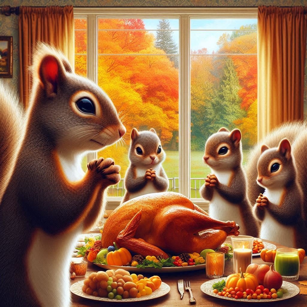 Solve Giving thanks jigsaw puzzle online with 49 pieces
