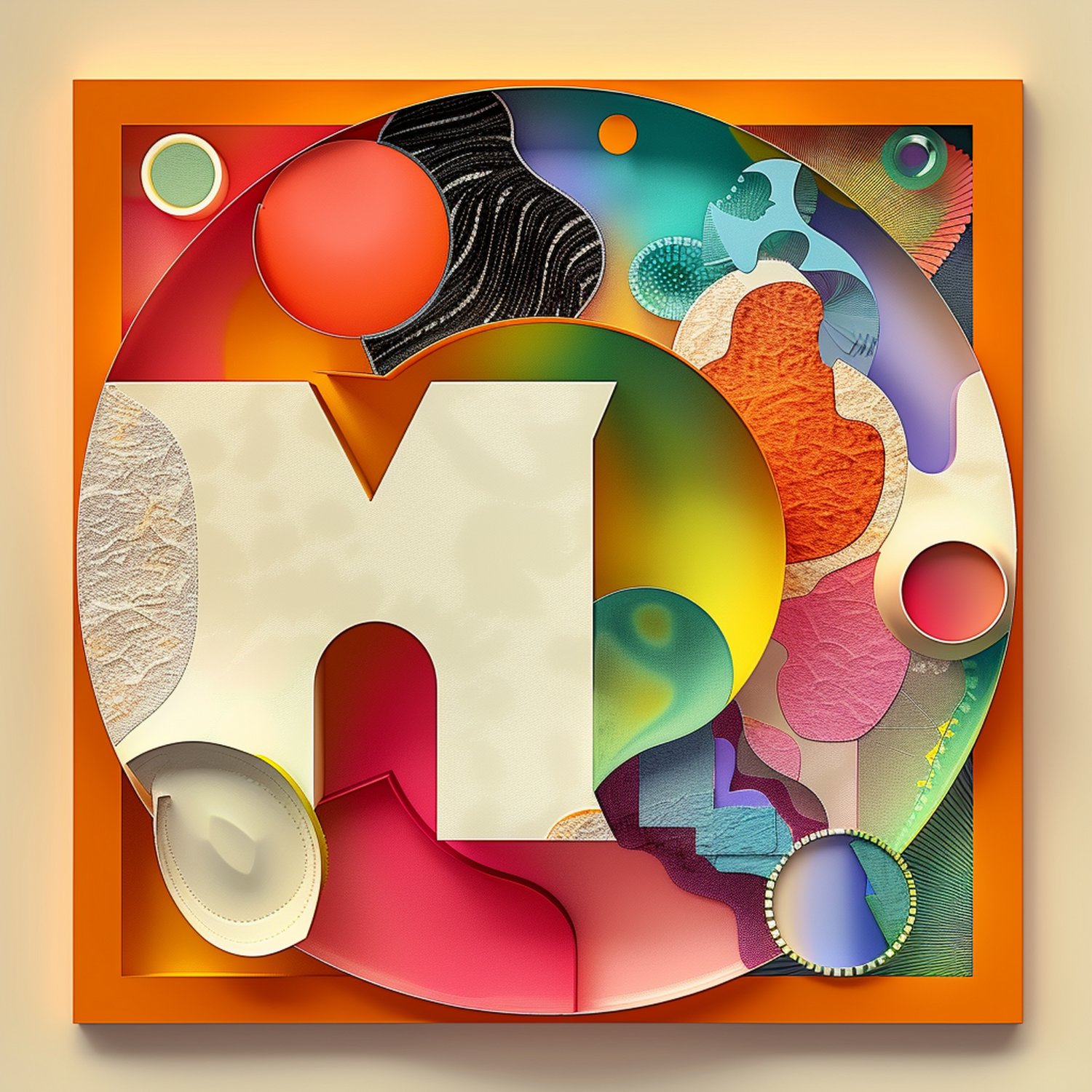 Solve M jigsaw puzzle online with 81 pieces