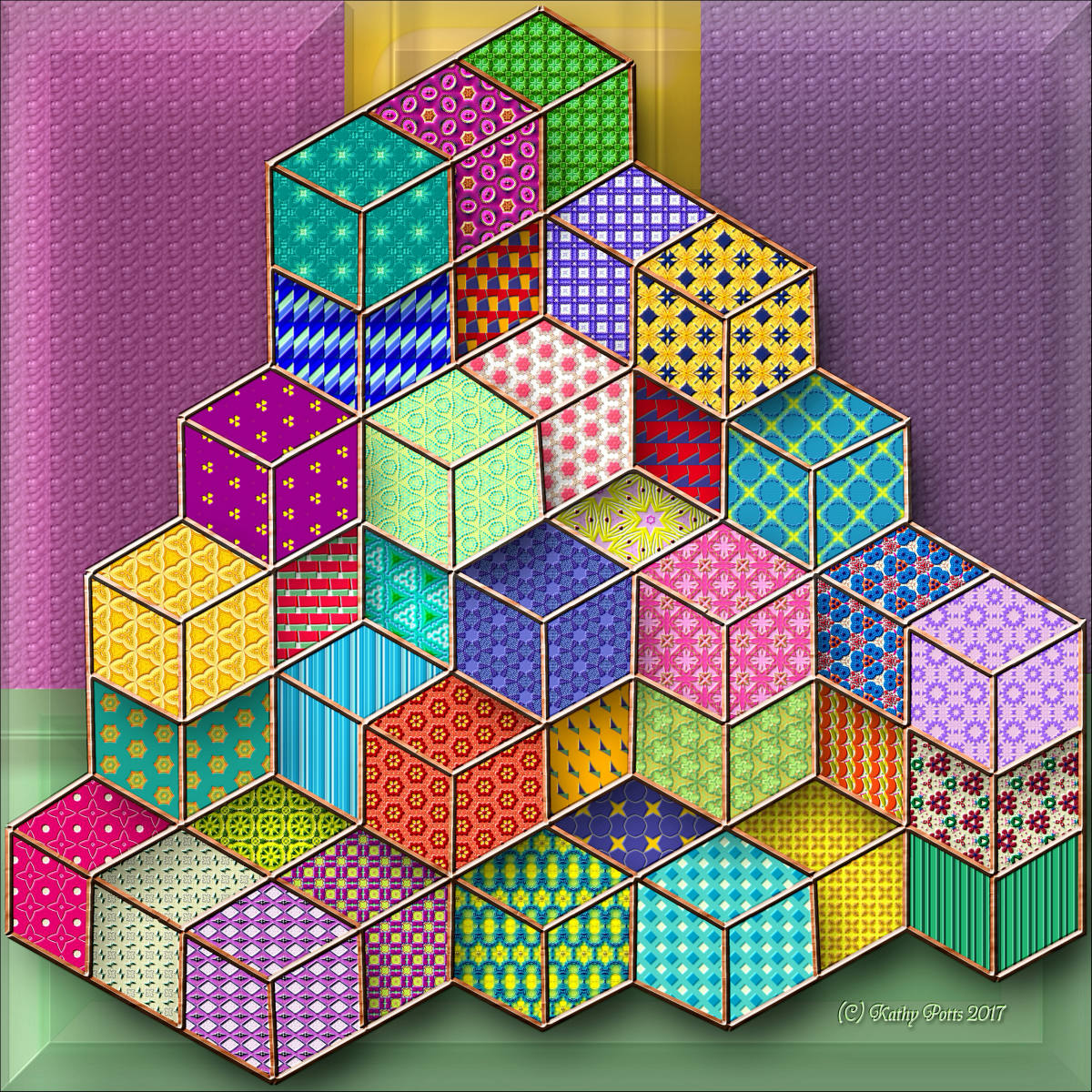 Solve 3D Decorative Boxes jigsaw puzzle online with 256 pieces