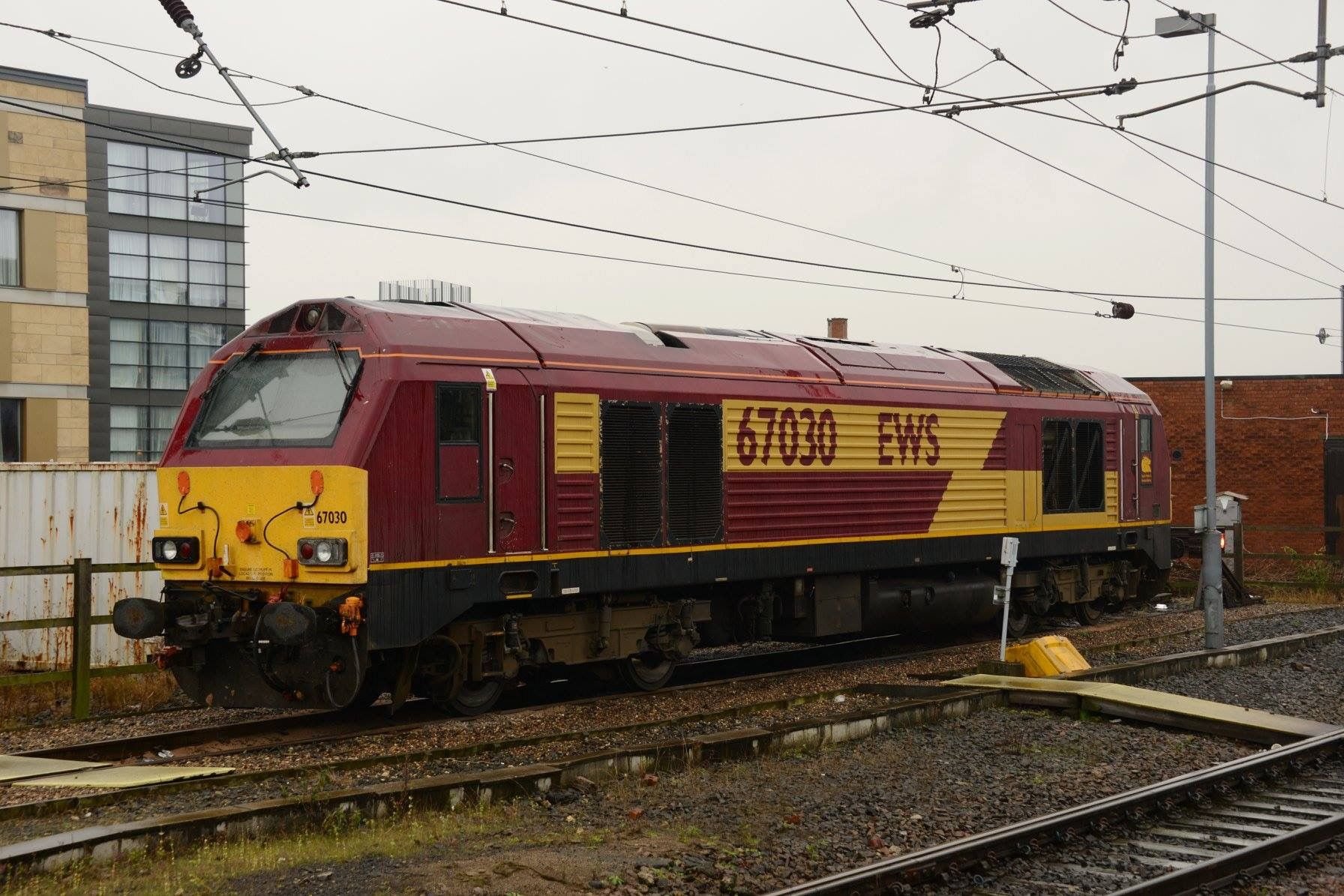 Solve EWS Class 67 67030. jigsaw puzzle online with 54 pieces