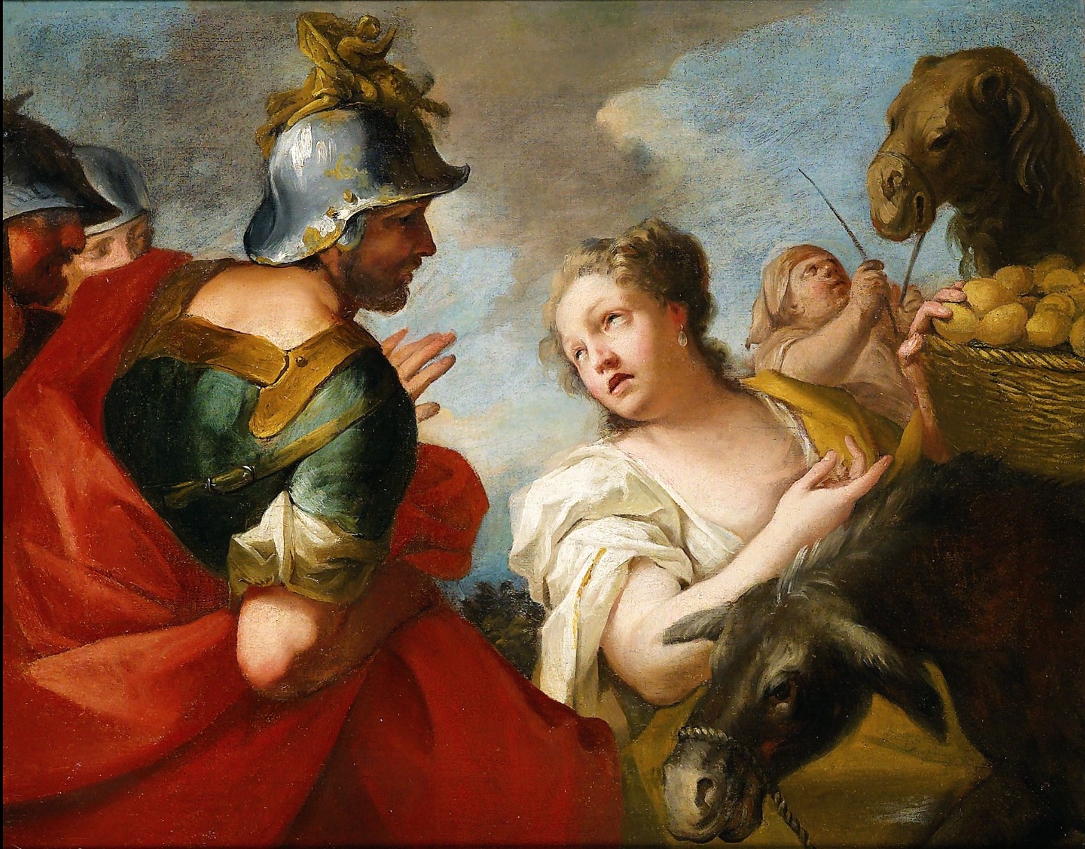 Solve Antonio Molinari, also known as il Caraccino (Italian, 1655–1704), David and Abigail ...