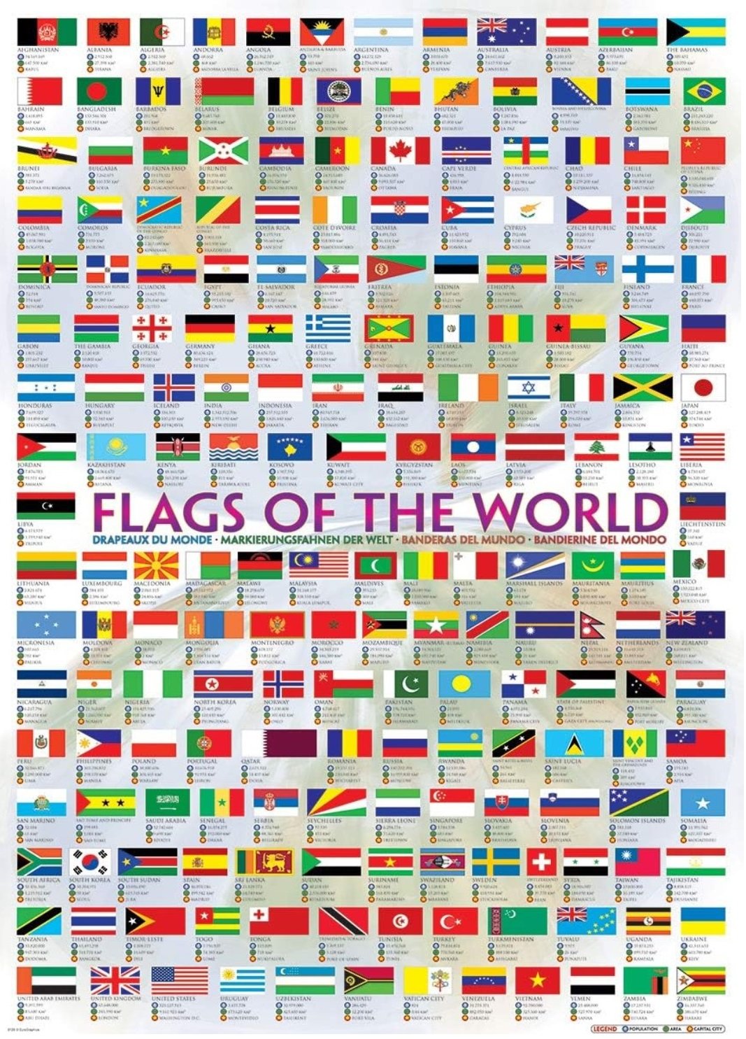 Solve Flags of the World jigsaw puzzle online with 70 pieces