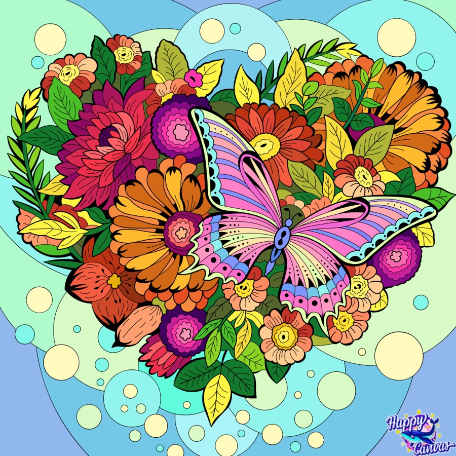 Jigsaw Puzzle | 81 pieces | Butterfly Heart | Jigidi