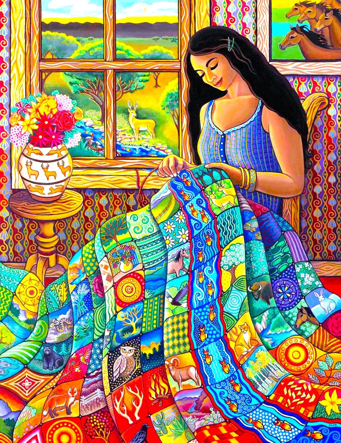 Solve Patchwork jigsaw puzzle online with 130 pieces