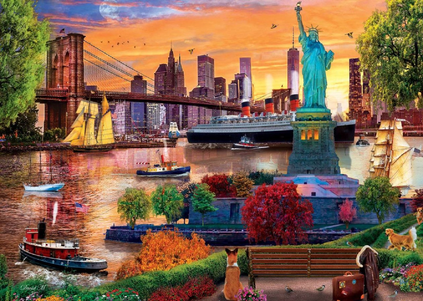 Solve New-York jigsaw puzzle online with 315 pieces