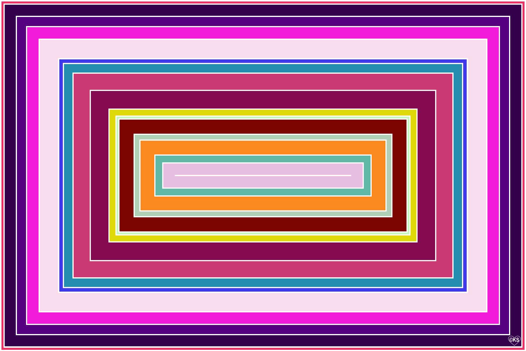 Jigsaw Puzzle | 600 pieces | Concentric Rectangles!! ~ H | Jigidi