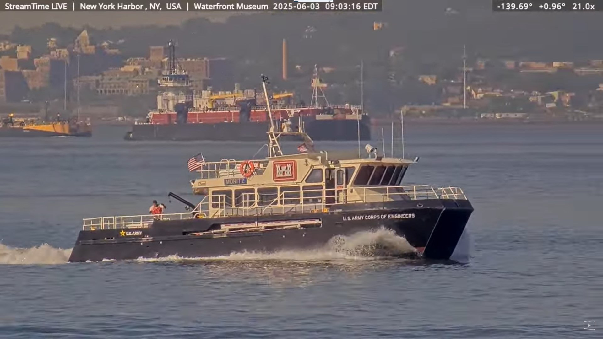 Solve USACE Moritz - US Army Corps of Engineers Survey Vessel - NY ...