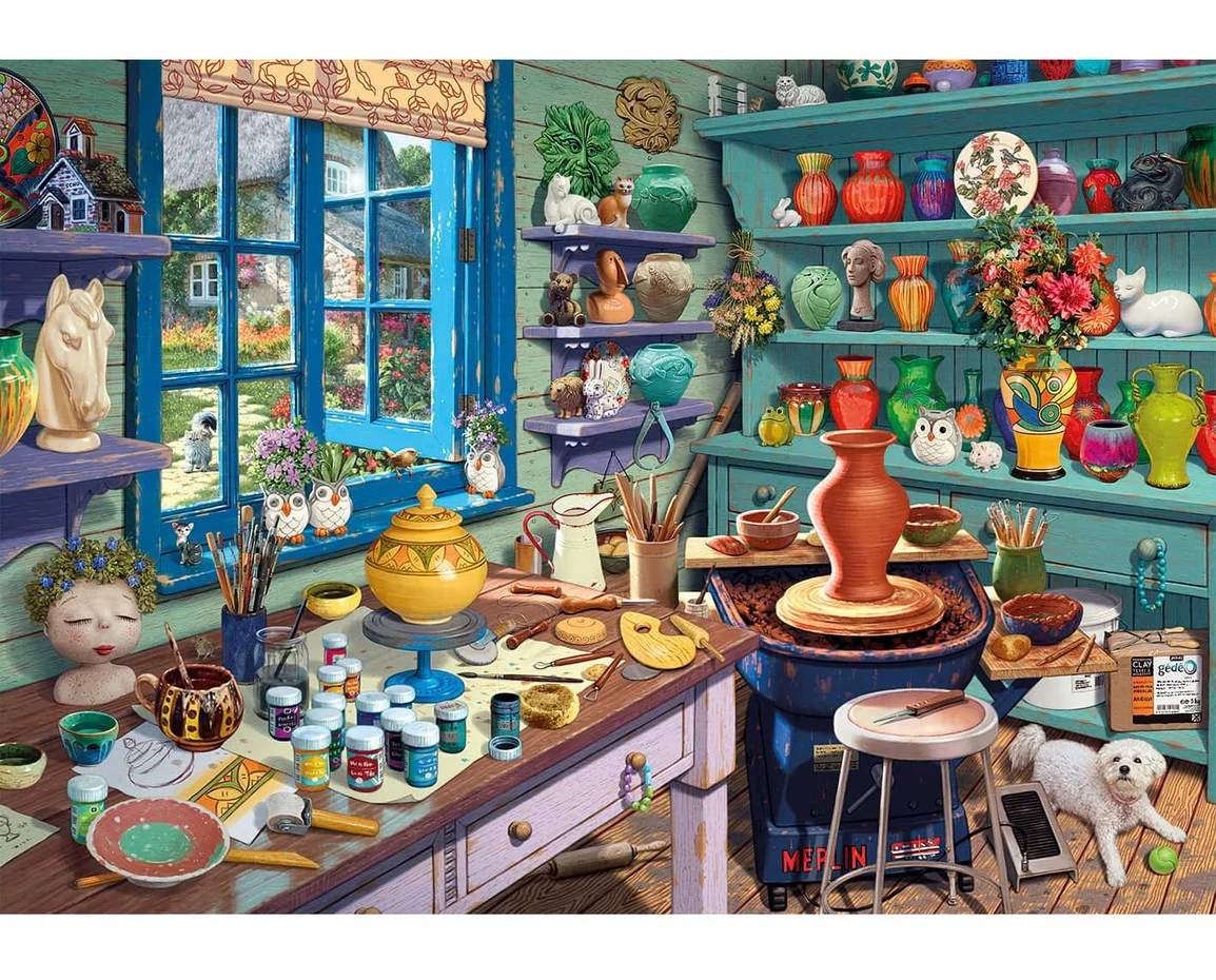 Solve Pottery_Studio jigsaw puzzle online with 270 pieces
