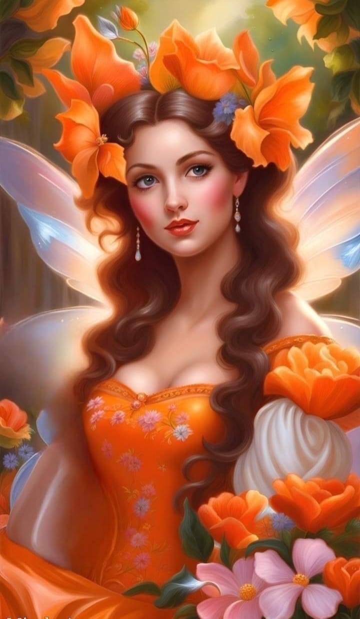 Solve FLOWER FAIRY jigsaw puzzle online with 170 pieces Solve FLOWER FAIRY jigsaw puzzle online with 170 pieces