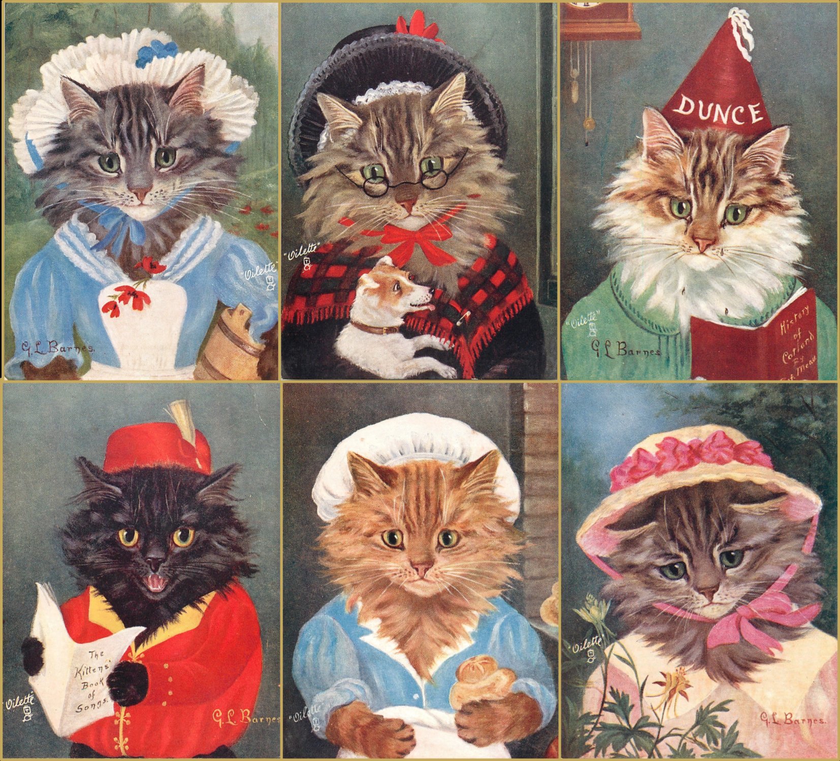Solve Fairy Tale Cat Collage --SIZE 9-600 -- Cats as Humans, from ...