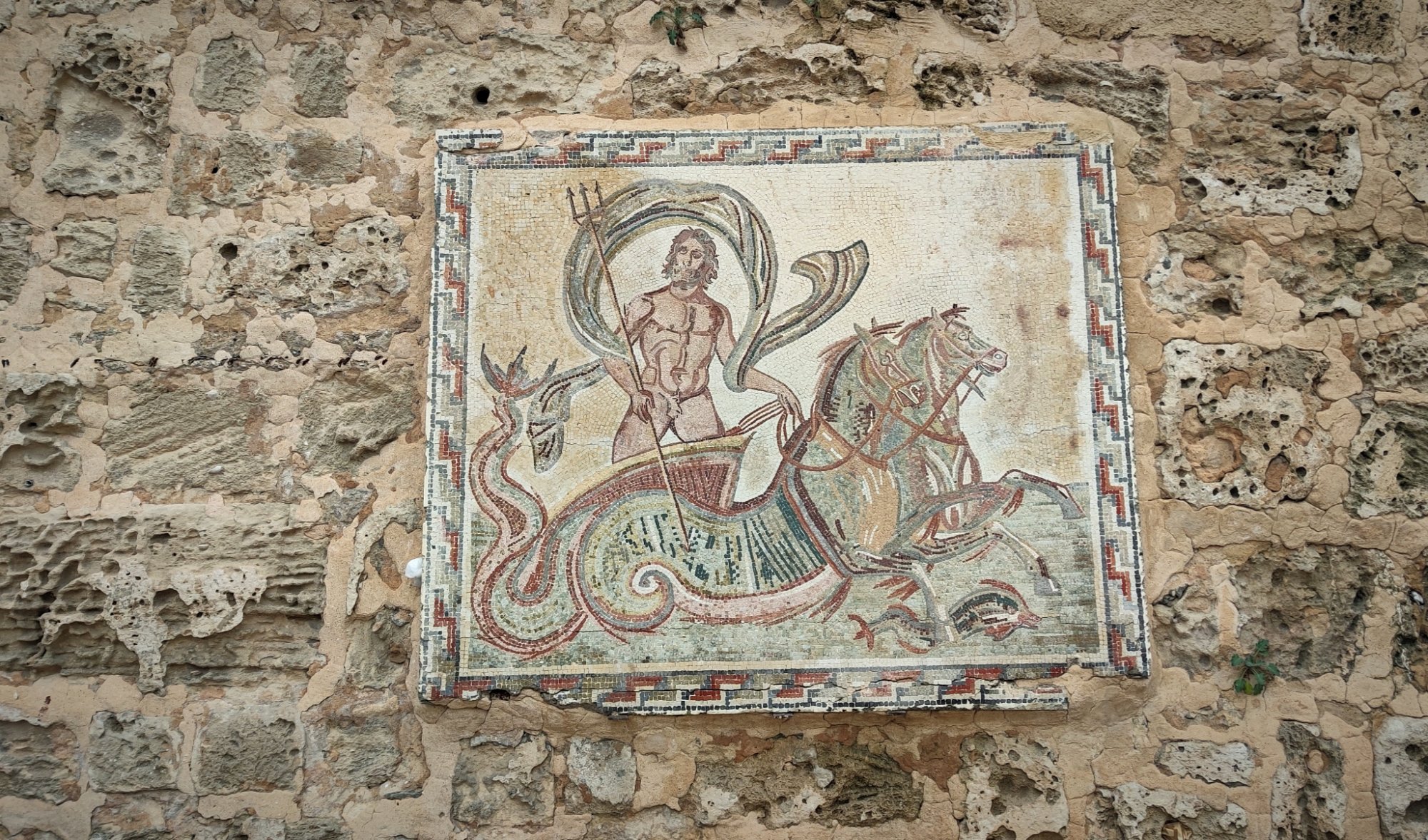 Solve Roman Mosaic - The Triumph of Neptune jigsaw puzzle online with ...