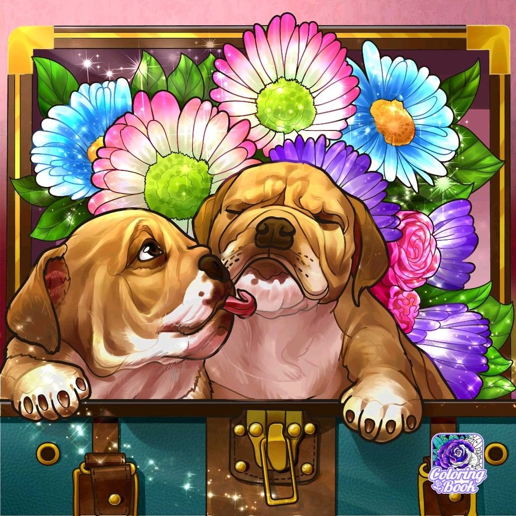 Solve PUZZLE - Puppy Love jigsaw puzzle online with 306 pieces