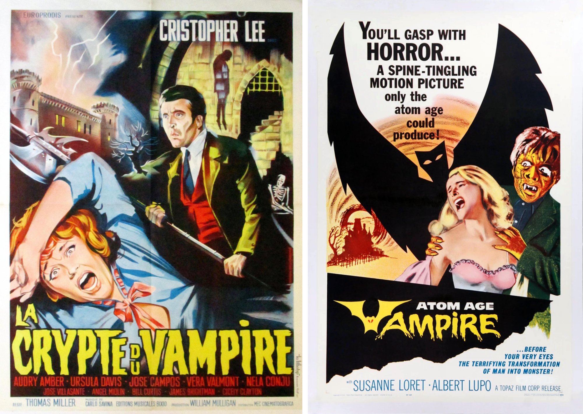 Solve The Crypt of the Vampire ~ 1963 and Atom Age Vampire ~ 1960 ...