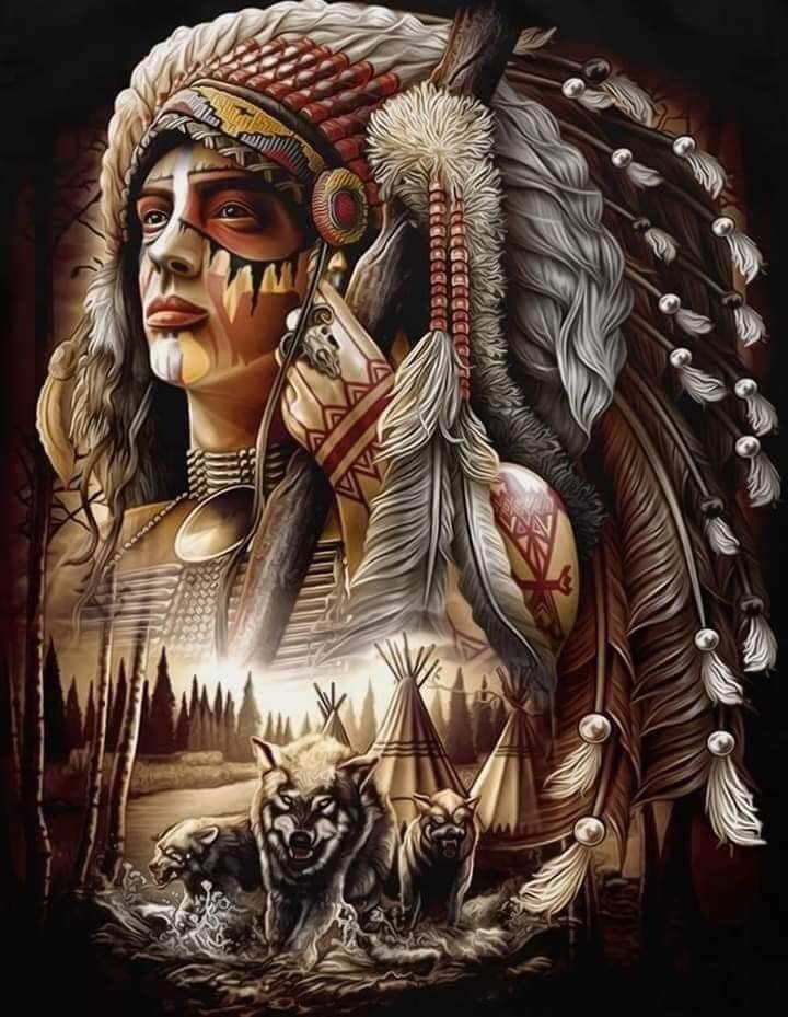 Solve Spirit chief jigsaw puzzle online with 180 pieces