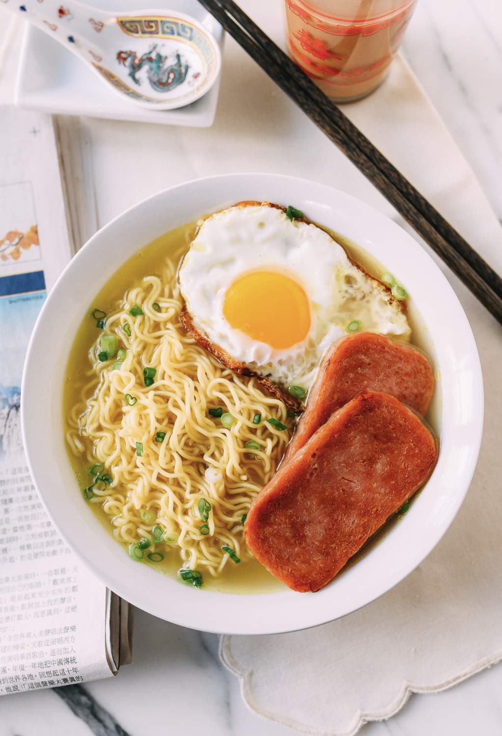 Solve 港式公仔面 GǎngShìGōngZǐMiàn : Hong Kong Spam Noodle BreakFast jigsaw ...