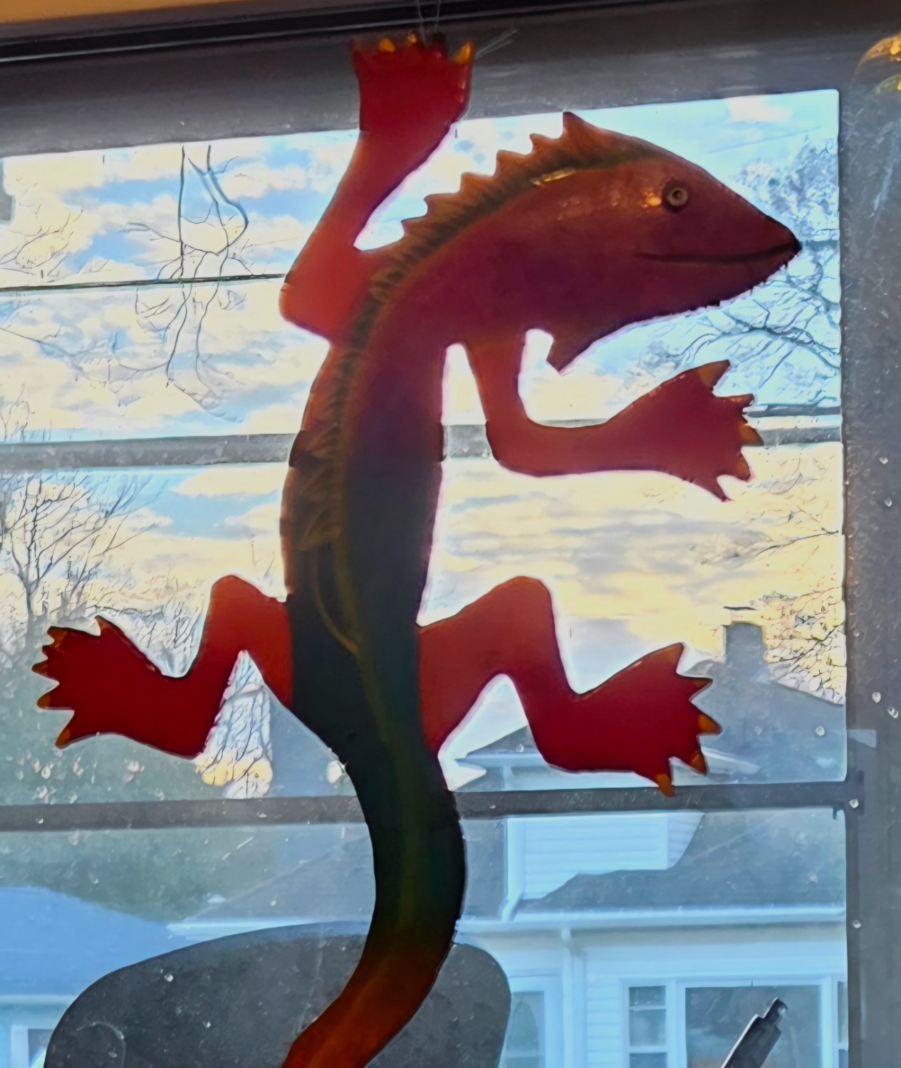 Solve "Monster" on the window? jigsaw puzzle online with 72 pieces