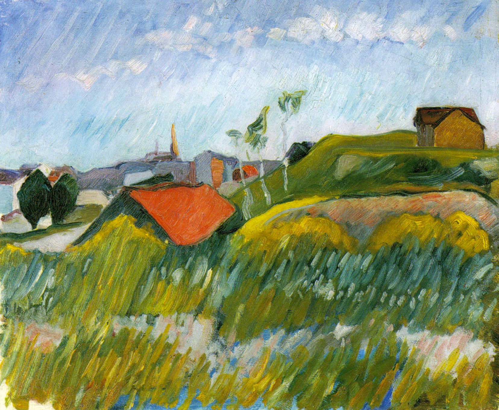 Solve Ivan Aguéli (Swedish, 1869–1917), Motif from Stockholm (ca 1891 ...