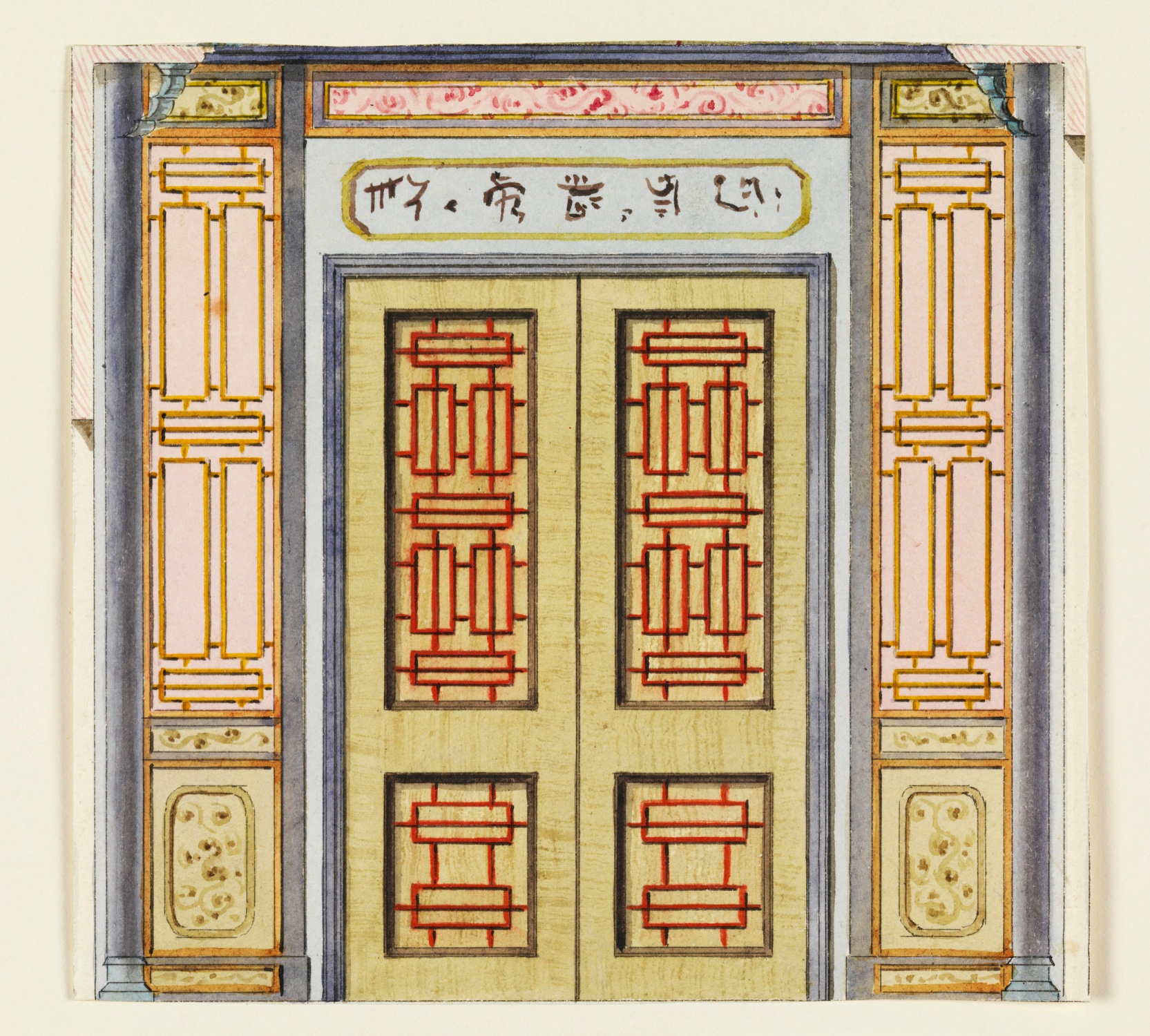 Solve Frederick Crace design for a wall section at the Royal Pavilion ...