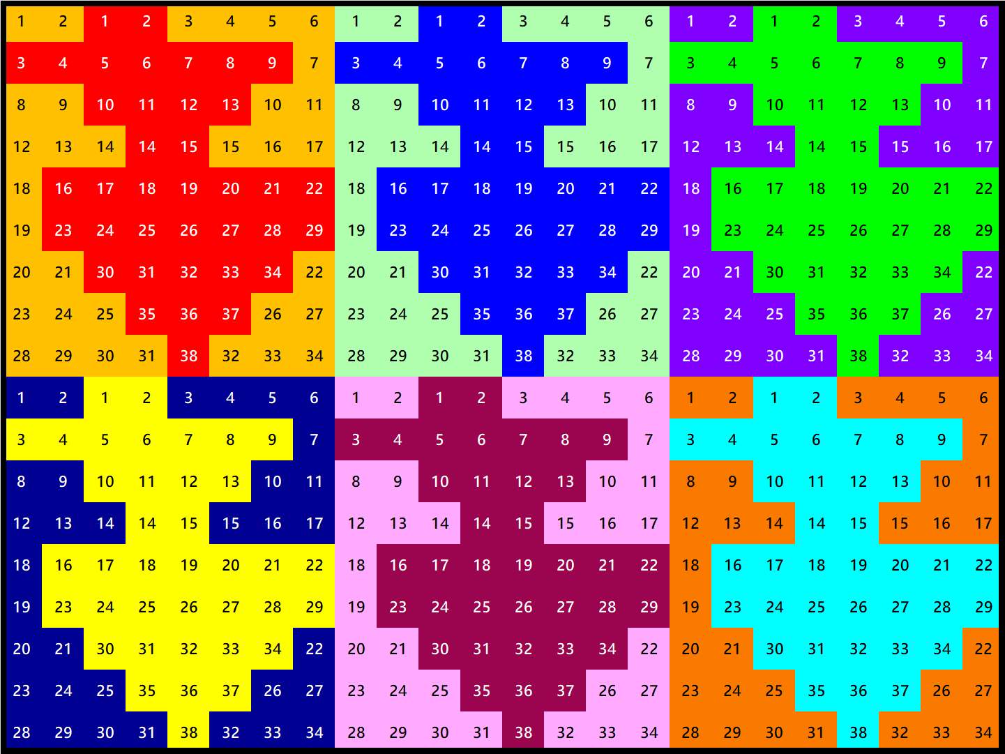 Solve Number 1257 imperfect snowflakes 432 jigsaw puzzle online with ...