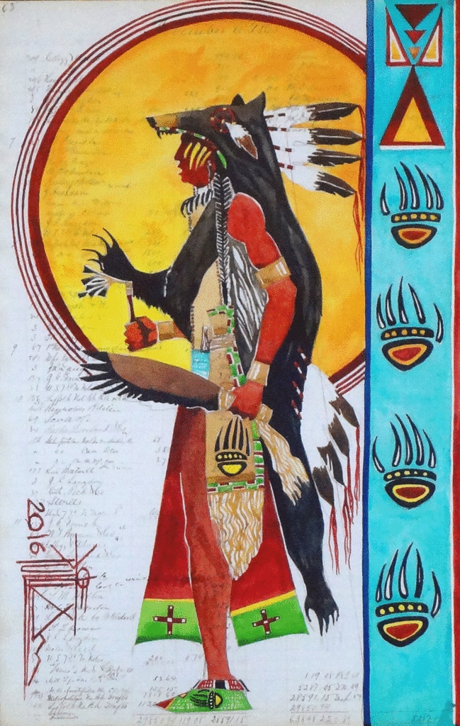 Solve Bear Warrior ~ Joe Pulliam (Lakota - Pine Ridge) jigsaw puzzle ...