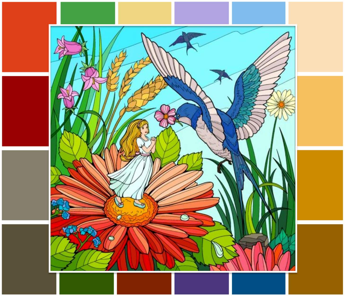 Solve Thumbelina jigsaw puzzle online with 120 pieces