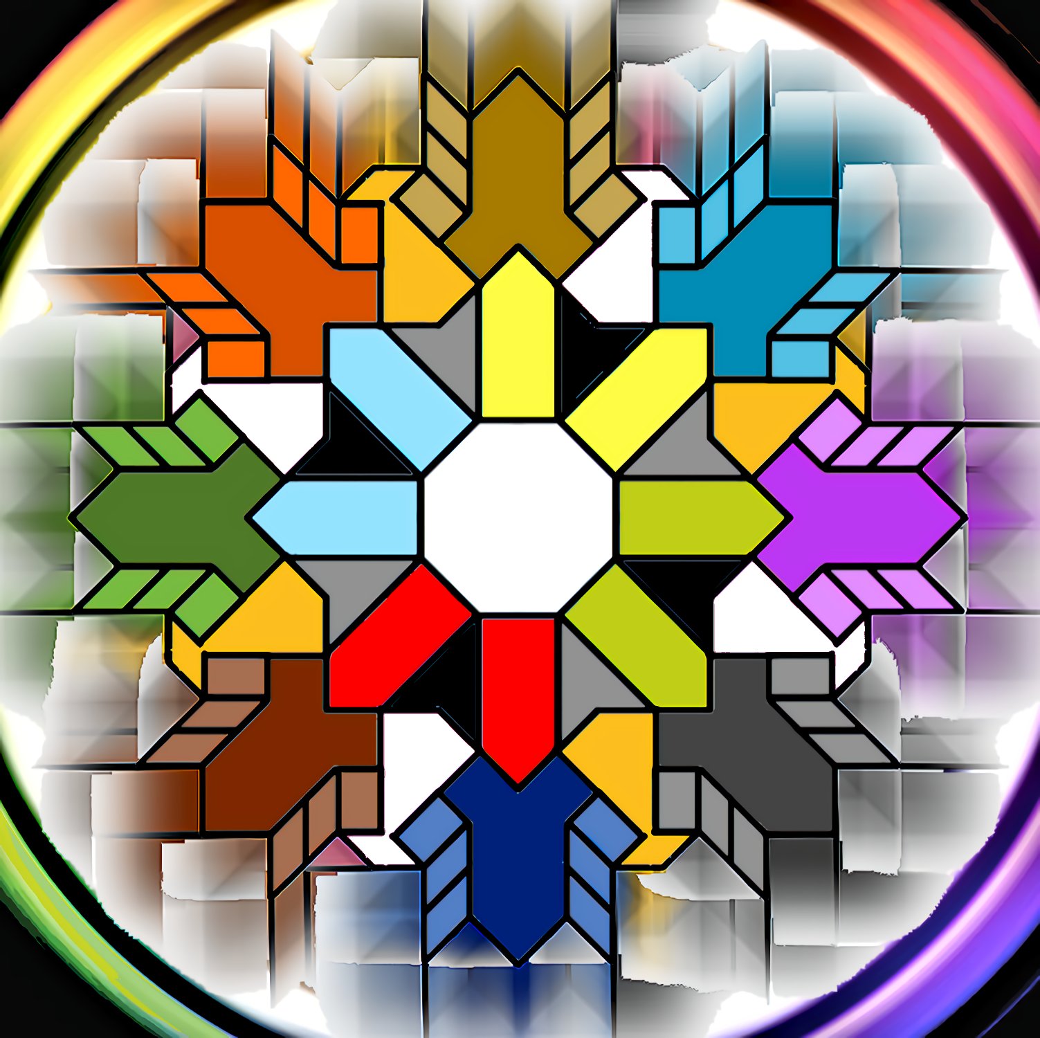 Solve 1692 snowflake jigsaw puzzle online with 100 pieces