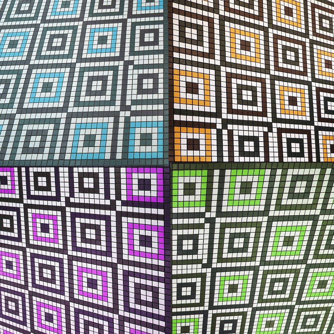 Solve Patterned floor jigsaw puzzle online with 144 pieces