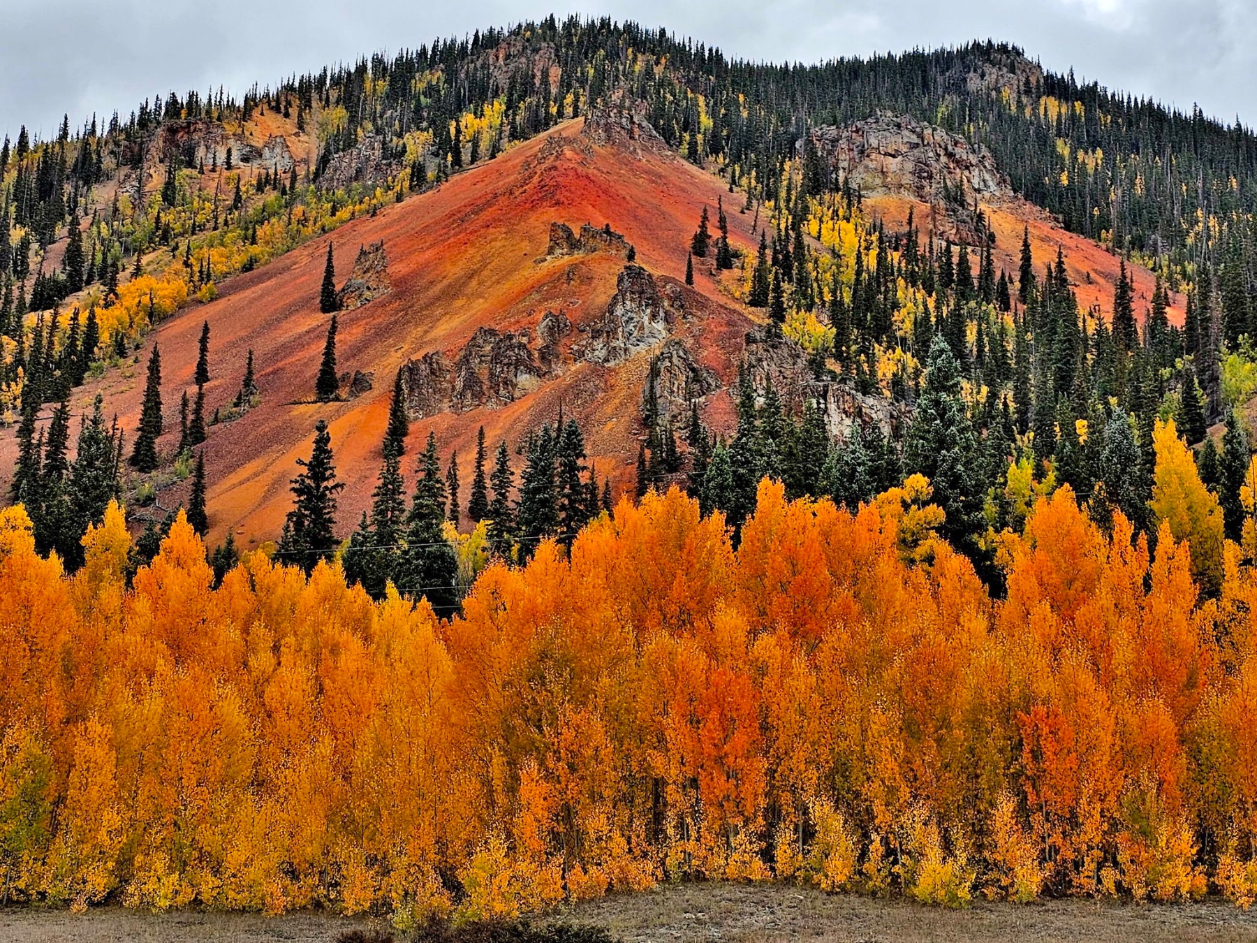 Jigsaw Puzzle | San Juan mountain fall color | 63 pieces | Jigidi